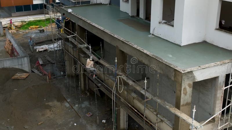 Construction Site in a Residential Building at the Final Stage of ...