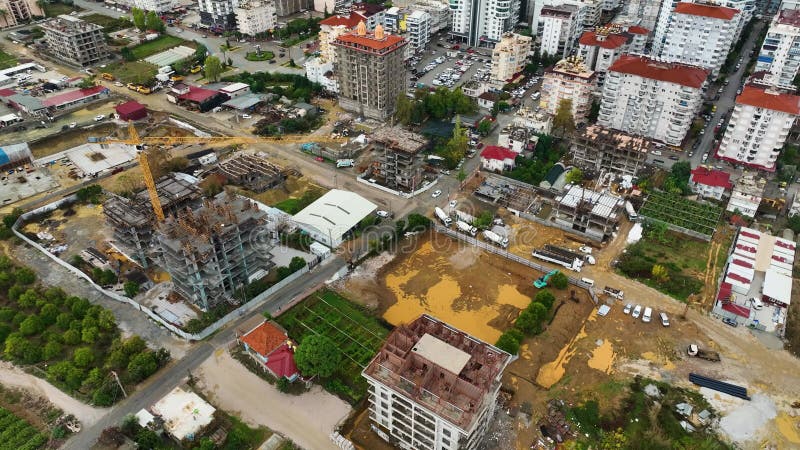 Construction Site in a Residential Building at the Final Stage of ...