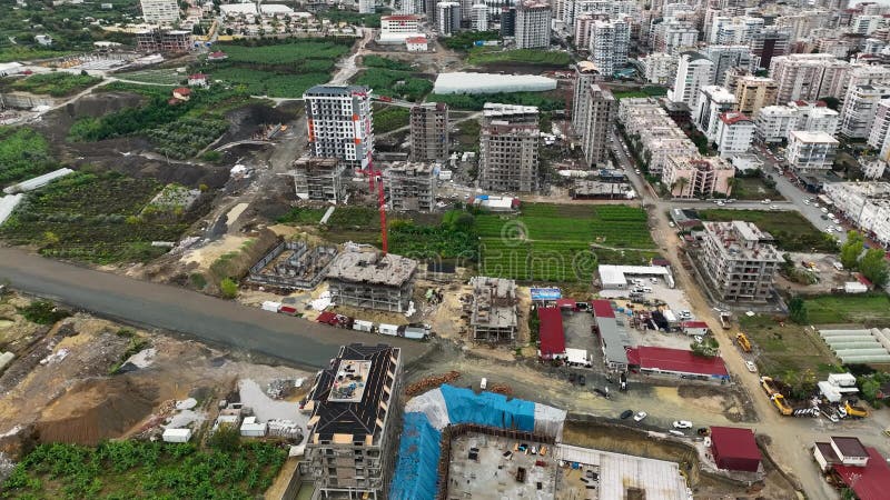 Construction Site in a Residential Building at the Final Stage of ...