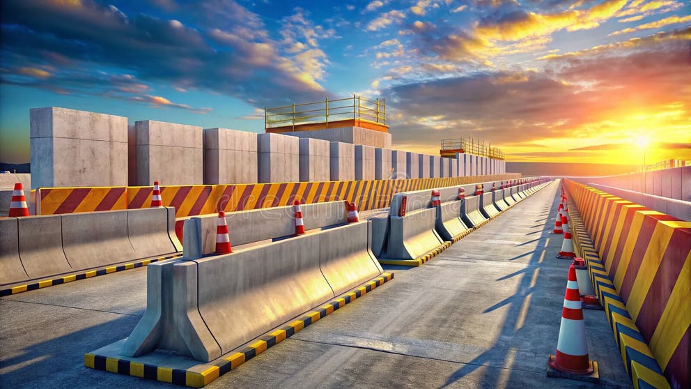 Construction Site Safety Enhanced with Robust Concrete Barriers a ...