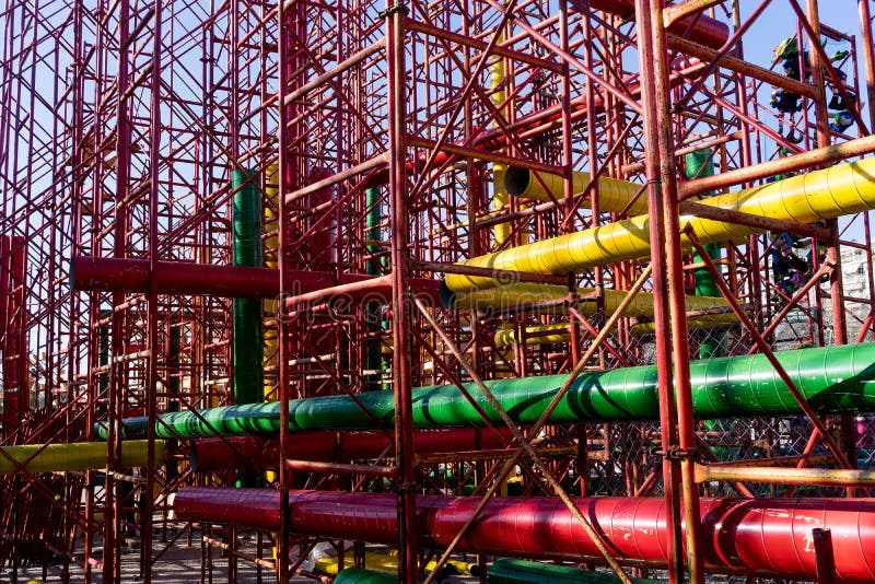 Construction Site,structure Detail in Process of Construction Stock ...