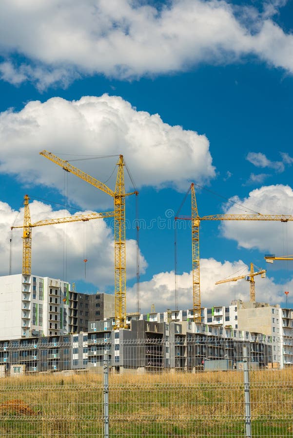 Construction Site in a Summer Day Stock Image - Image of levels ...