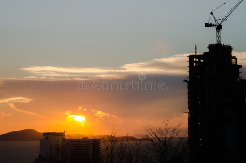 Bronx sunset stock photo. Image of sunset, bronx, buildings - 50587402