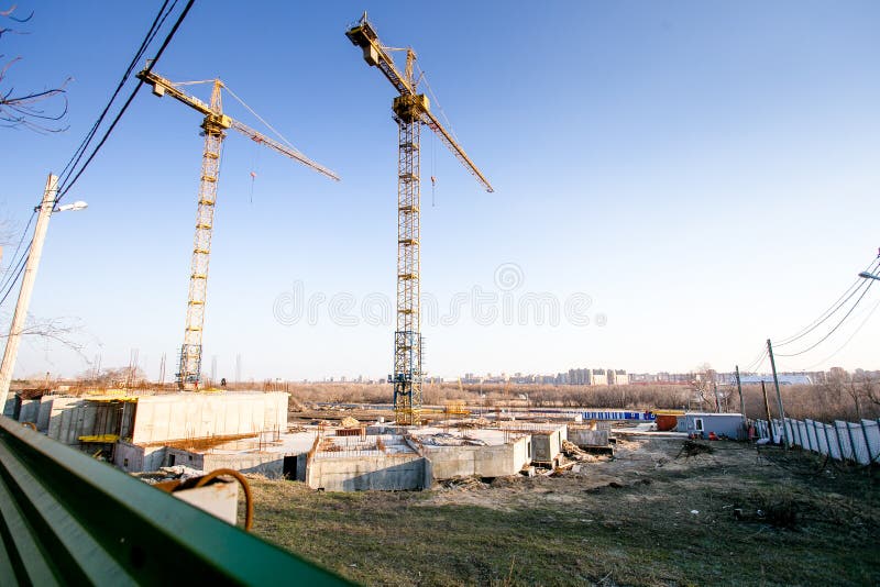 Construction site and tap stock photo. Image of frame - 67295152