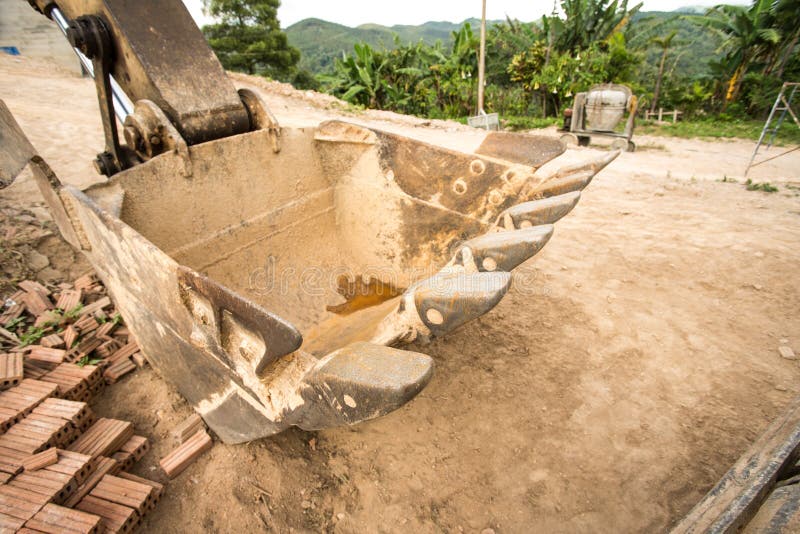 A digging crane stock image. Image of cranes, bulldozer - 131561053