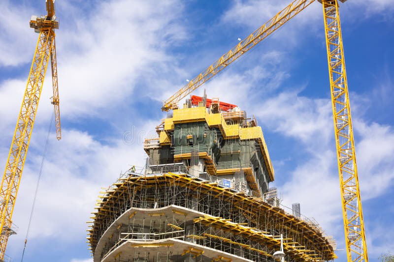 Construction site stock image. Image of industry, city - 272977143