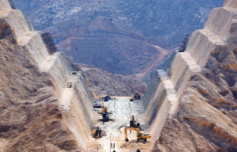 A Construction Site Under Preparation Stock Image - Image of driver ...