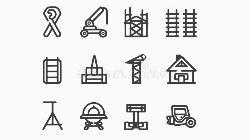 Construction Site Under Progress Icon: Use for Developing Projects ...