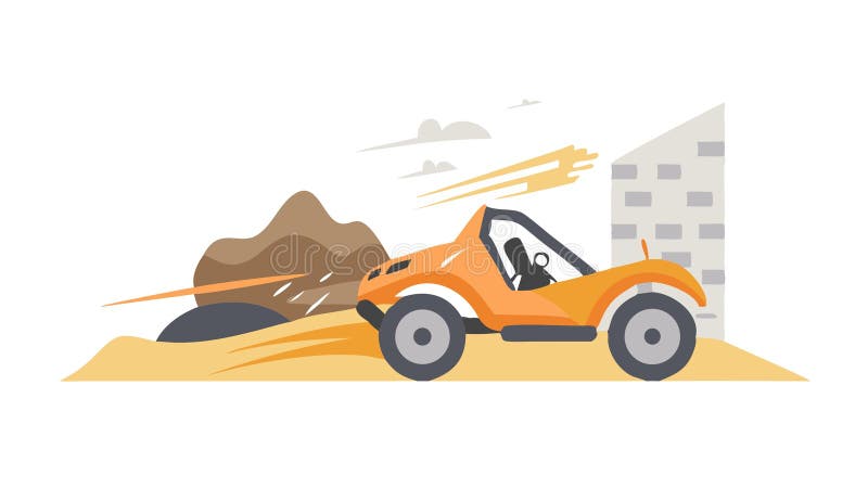 Construction Site Vehicle: Earthmoving Machine, Vector Design ...