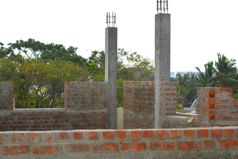 Construction Site stock photo. Image of building, strong - 89357432