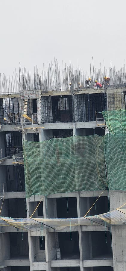 Construction Site at Wakad Pune Stock Photo - Image of wakad, roof ...