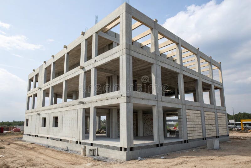 Prefabricated Building Structure with High-strength Concrete Stock ...