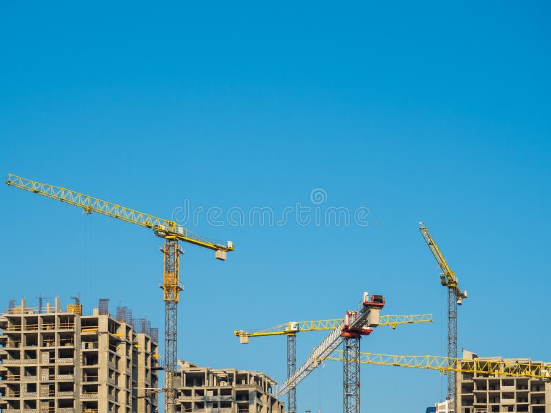 The Construction Site on Which To Build High-rise Buildings, Background ...
