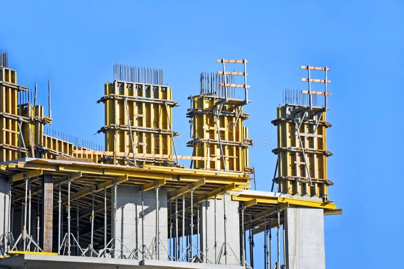 Construction site work stock image. Image of architecture - 34998117