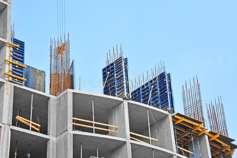 Construction site work stock photo. Image of home, brick - 71204890