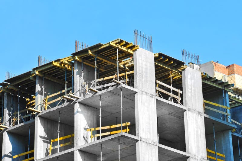 Construction site work stock image. Image of building - 114729293