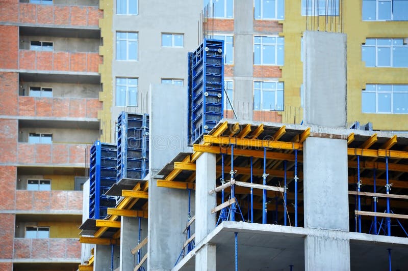 Construction site work stock image. Image of crane, business - 157583967