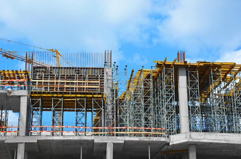 Construction site work stock photo. Image of building - 202567412
