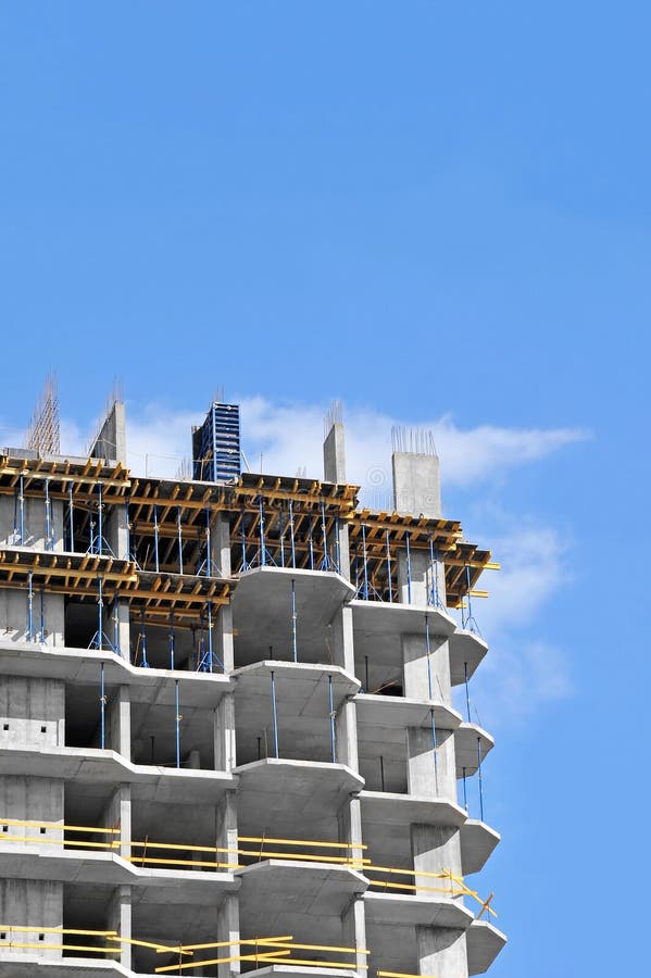 Monolithic Construction Site Stock Photo - Image of highrise, modern ...