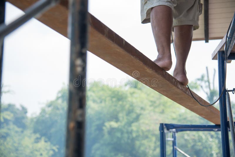 Construction site worker. stock image. Image of close - 102487239