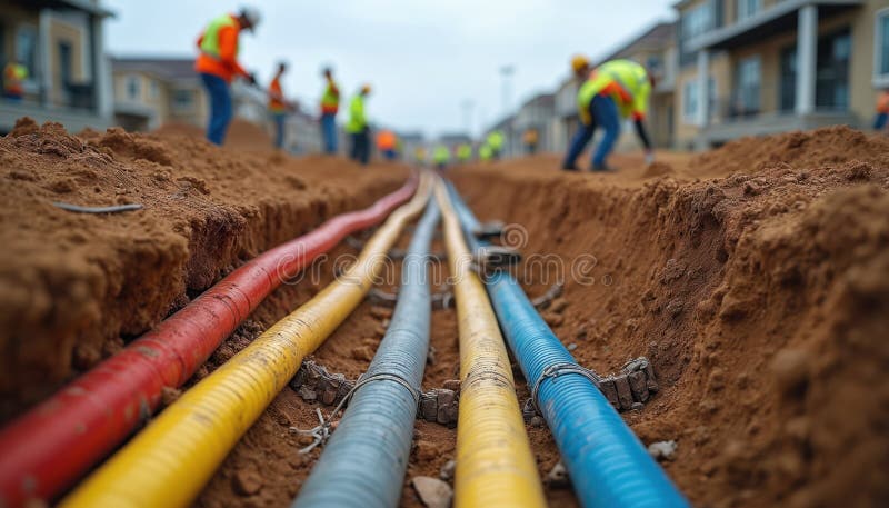 Underground Utility Pipes Stock Illustrations – 522 Underground Utility Pipes Stock ...