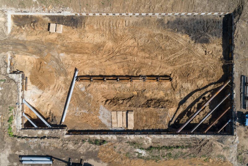 Construction Site. Zero Cycle Construction Work Stock Image - Image of ...