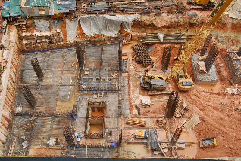 Construction Site3 stock photo. Image of commercial, foundation - 2774934