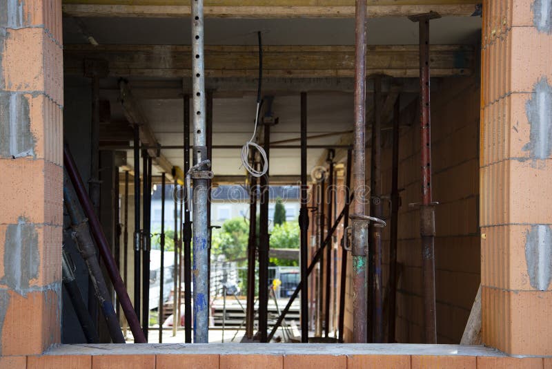 House Construction in the New Development Area, Germany Stock Photo ...