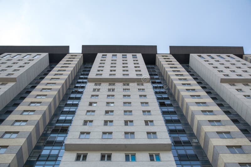 Skyscraper from below stock image. Image of cityscape - 7795763