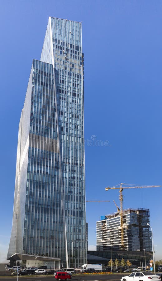 Construction Skyscraper Building Steel Urban Architecture Stock Photo ...