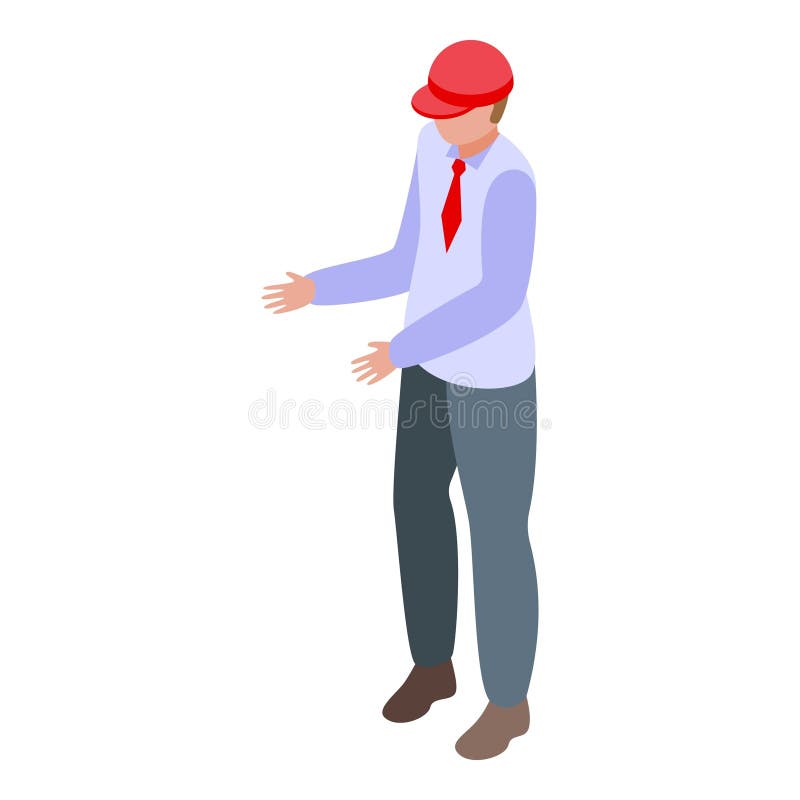 Construction Specialist Icon Isometric Vector. Technician Project ...