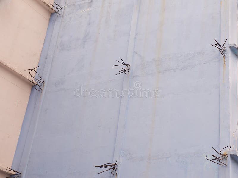 The Construction of a Steel Building of the Original Structure L Stock ...