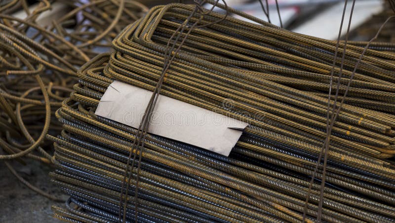 Construction Steel Elements Background Stock Image - Image of rebar ...