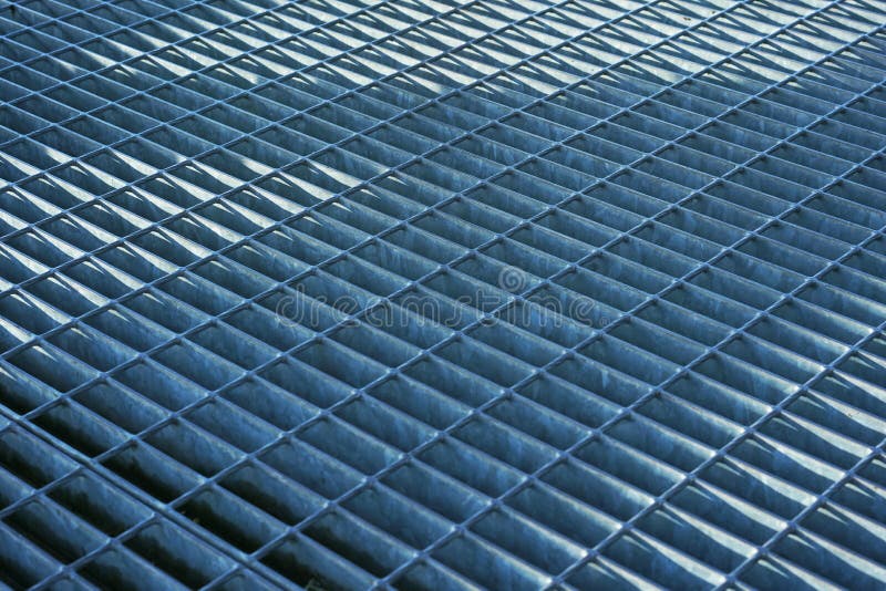 Construction Steel Grating with Rectangular Background Stock Image ...