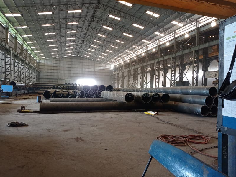 Pipe Storage for an Oil Well. Oil Stock Image - Image of oilwell ...