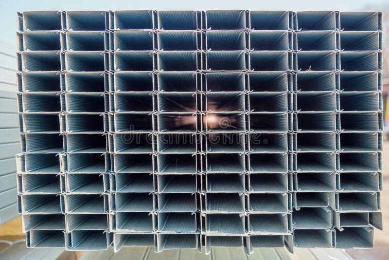 Construction Steel Profile Pipe of Rectangular Shape with Corrugated ...