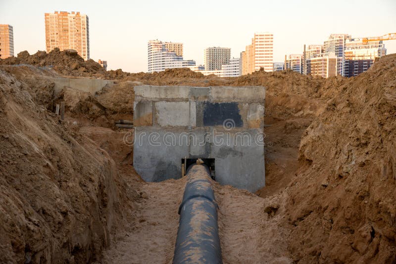 Construction of Stormwater Pits, Sanitary Sewer System Distribution ...