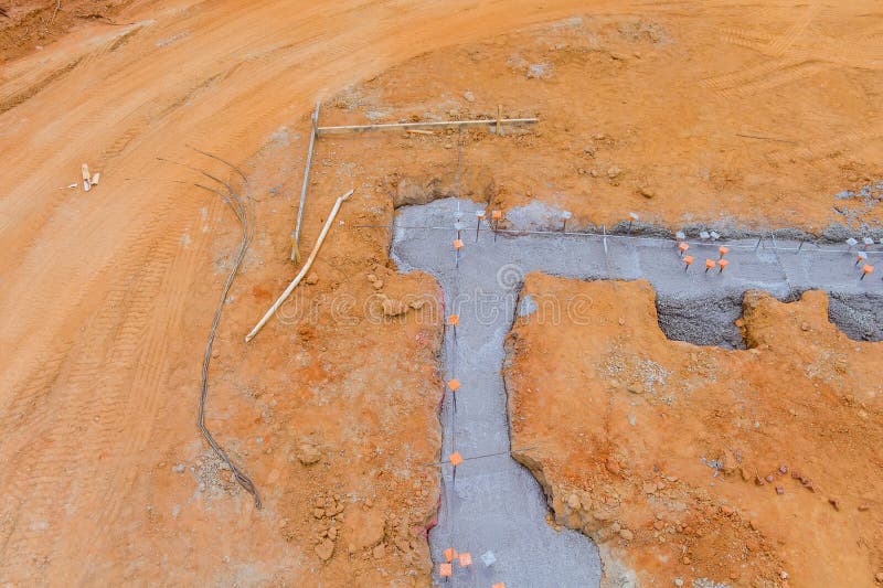 Construction of Strip Foundation Reinforcement Frame on Reinforced ...