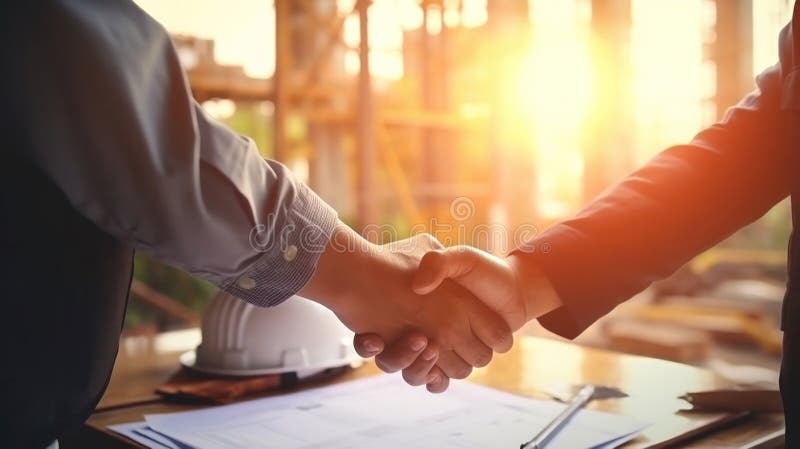 Construction and Structure Concept of Engineer or Architect Meeting for ...