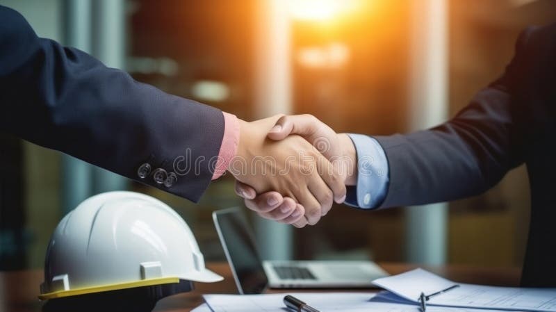 Construction and Structure Concept of Engineer or Architect Meeting for ...