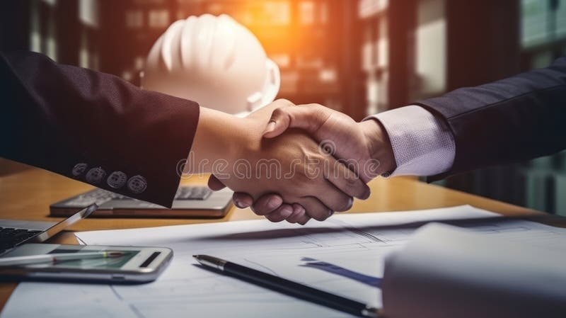 Construction and Structure Concept of Engineer or Architect Meeting for ...