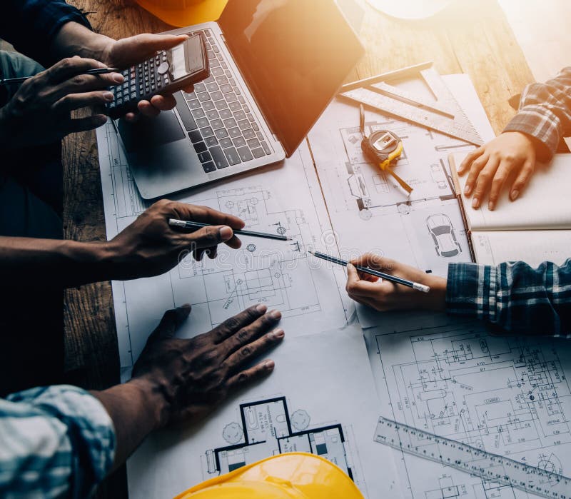 Construction and Structure Concept of Engineer Working Drawing on ...