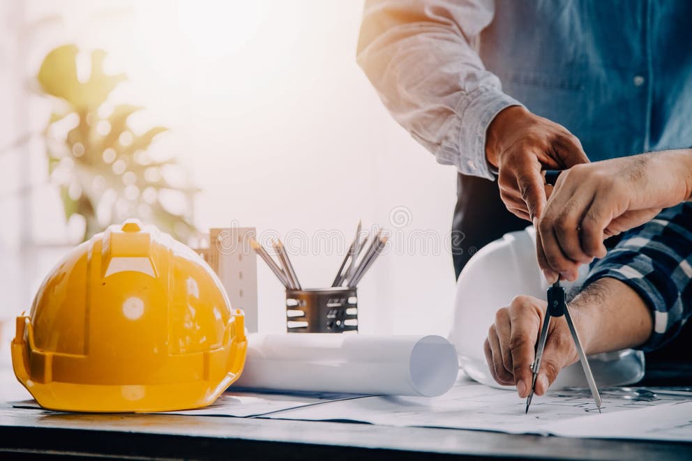 Construction and Structure Concept of Engineer Working Drawing on ...