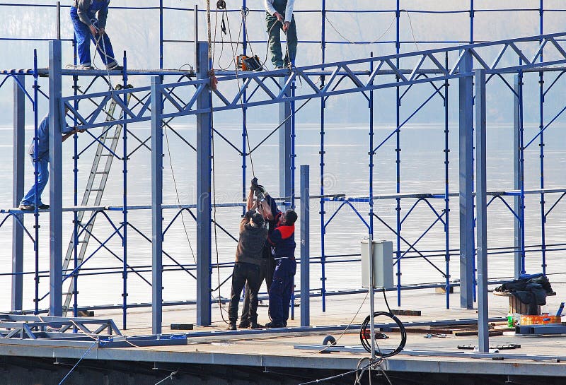 The Construction of Structures Editorial Photography - Image of ...