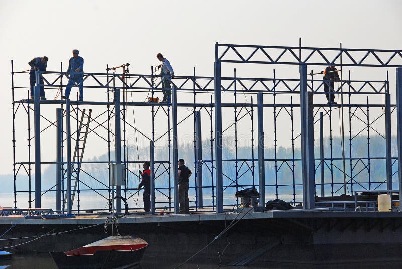 The Construction of Structures Editorial Stock Photo - Image of company ...