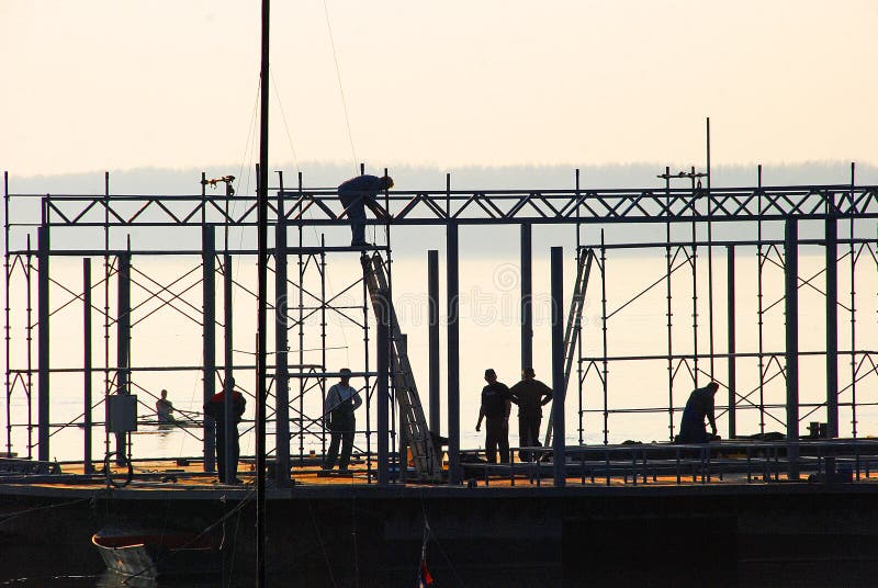 The Construction of Structures Editorial Photography - Image of people ...