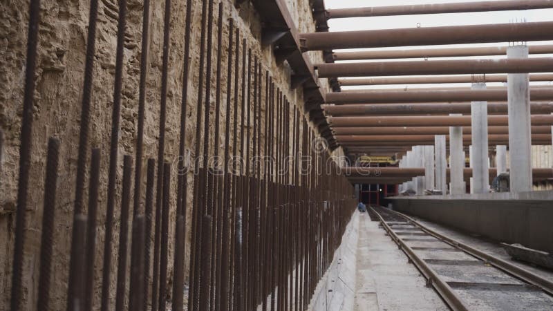 Construction of Metro Includes Robust Columns and Reinforced Tunnels ...