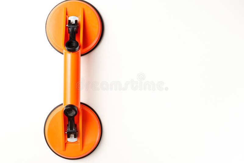 Construction Suction Cup Isolated on Blue Backgrounds. Professional ...
