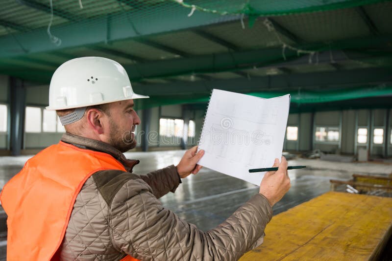 Construction Supervisor with Plan on Site Stock Photo - Image of ... Construction Supervisor with Plan on Site Stock Photo - Image of ...