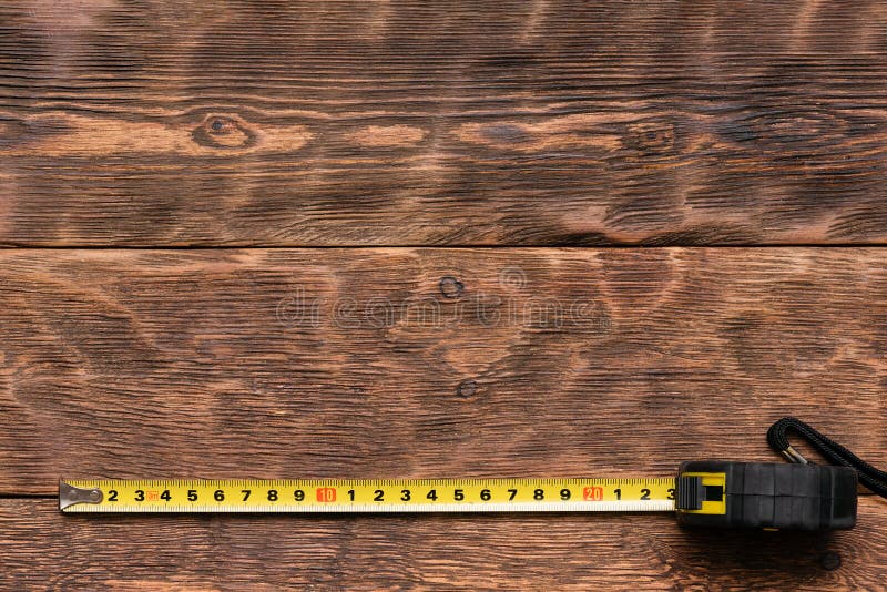 Construction meter tape stock image. Image of wood, bench - 207154641